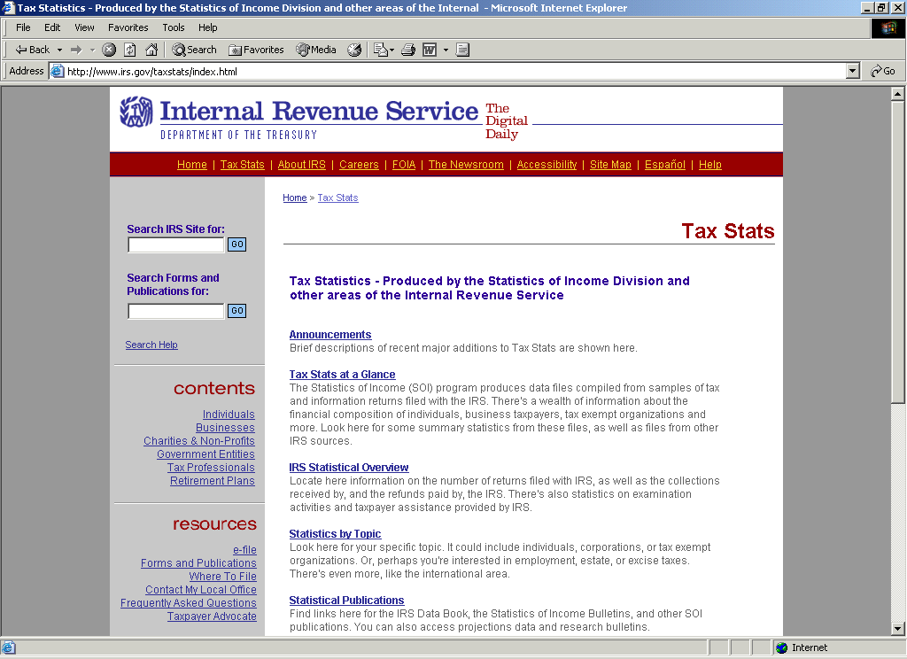 On the Internet: Tax Info Sites | AAII