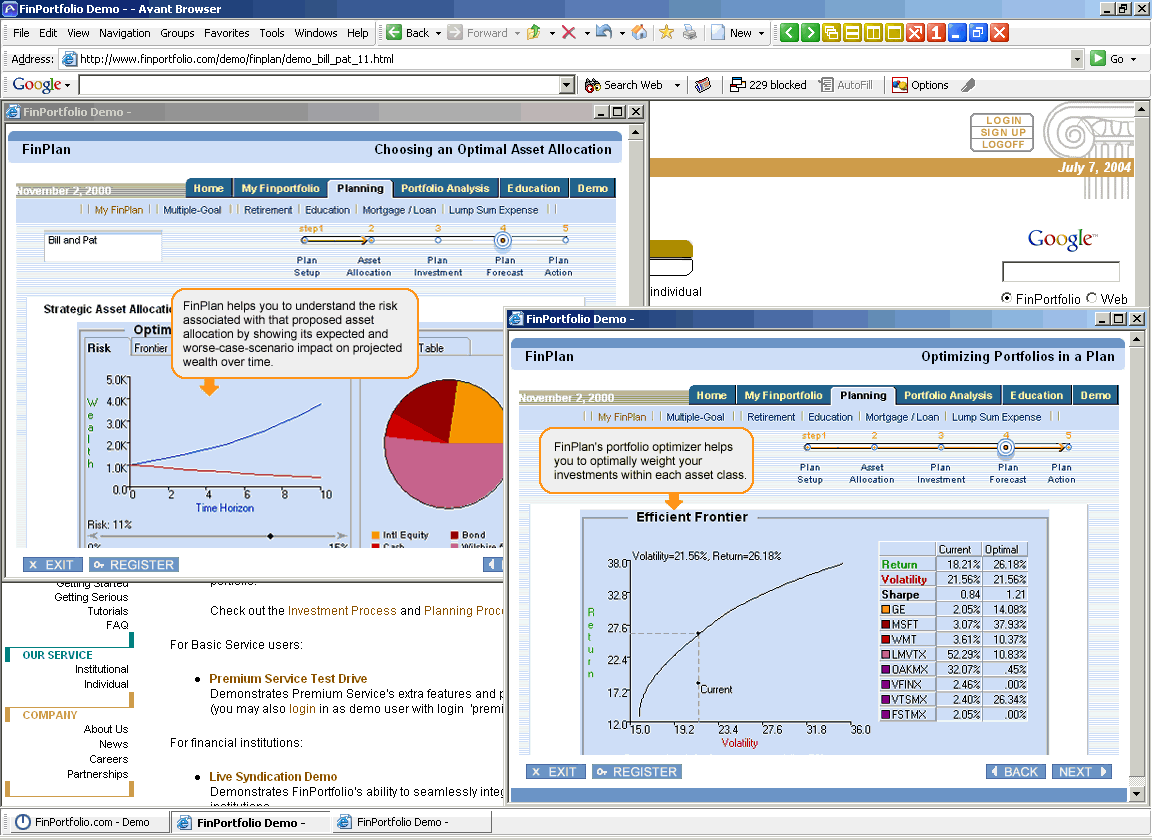 On the Internet: Portfolio Optimization Sites | AAII