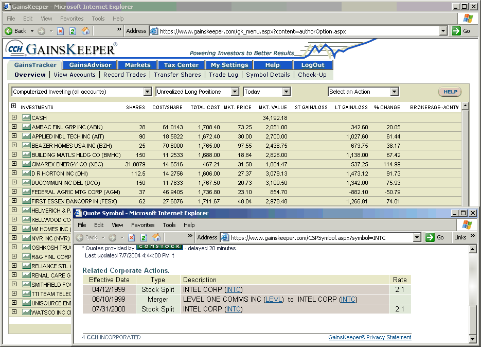 Comparison: On-Line Portfolio Managers | AAII