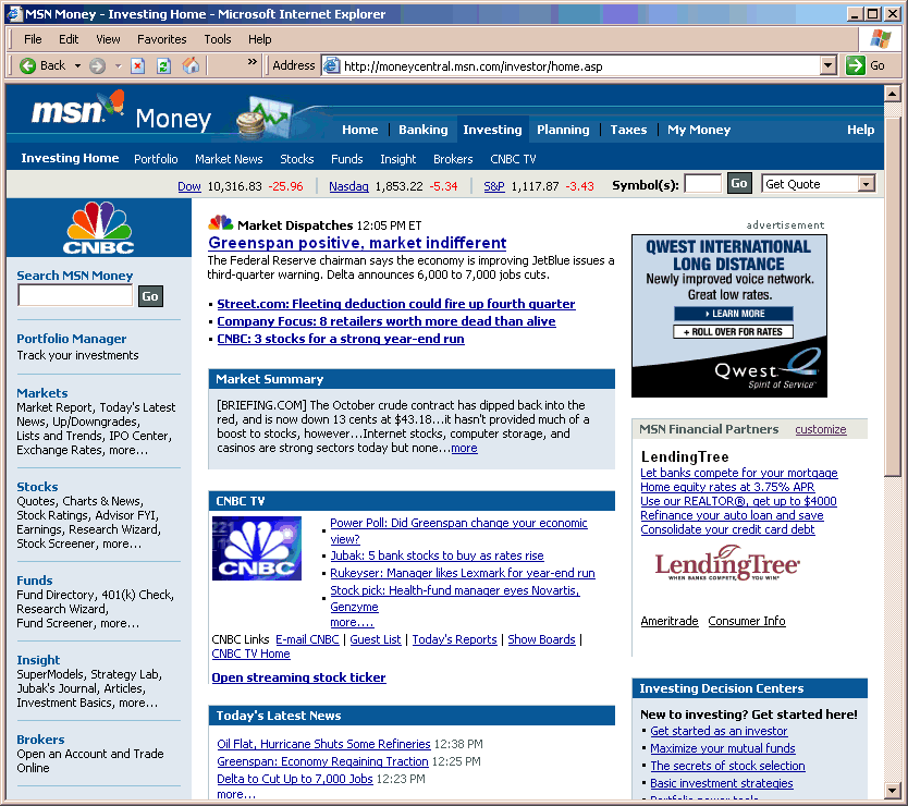 Comprehensive Web Sites | AAII