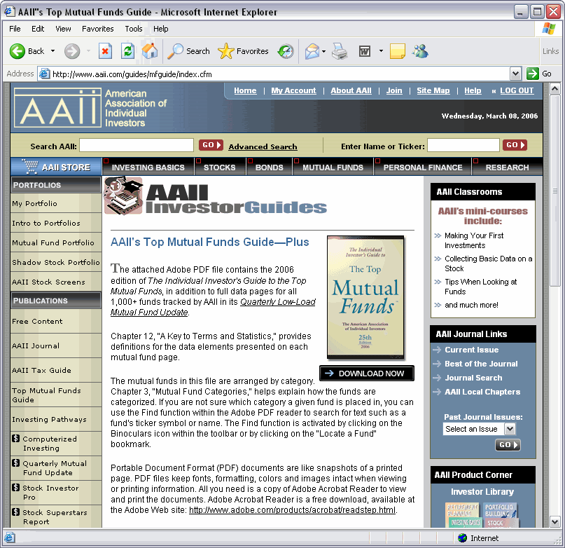 AAII.com: AAII Guides | AAII