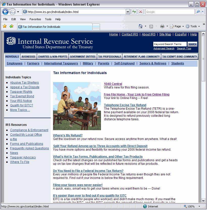 On the Internet: Tax Resources | AAII