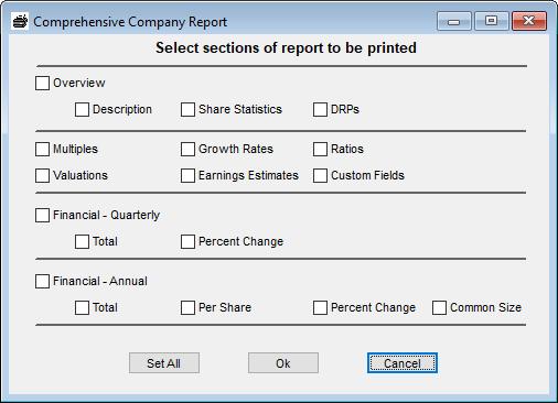Creating Reports in Stock Investor Pro | AAII