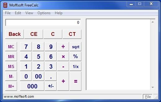 Moffsoft Free Calculator | AAII