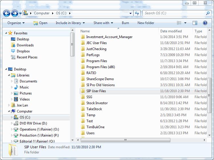 Backing Up and Restoring Custom User Files | AAII