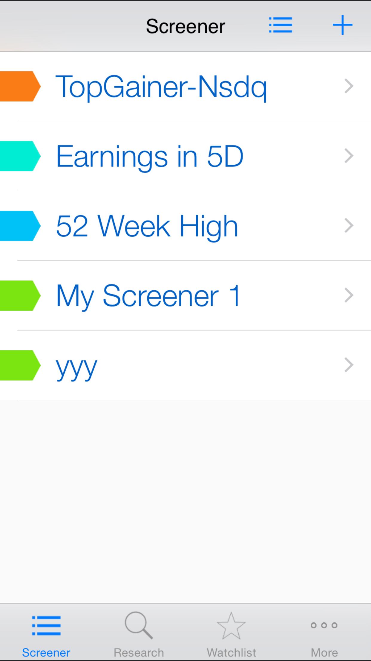 Screener Pro for Android and iOS | AAII