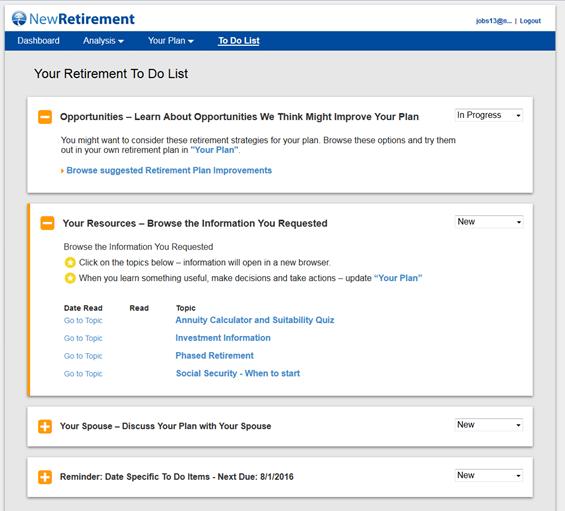 NewRetirement: A Holistic Approach to Retirement Planning | AAII