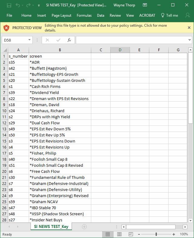 Multiscreen Selector and Crosstab Report | AAII