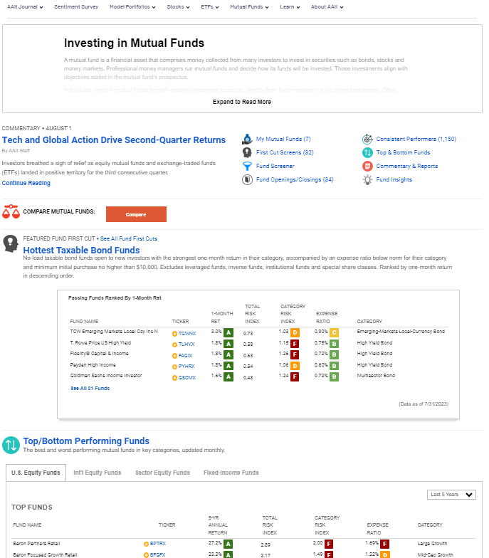 A+ Investor User Guide | AAII
