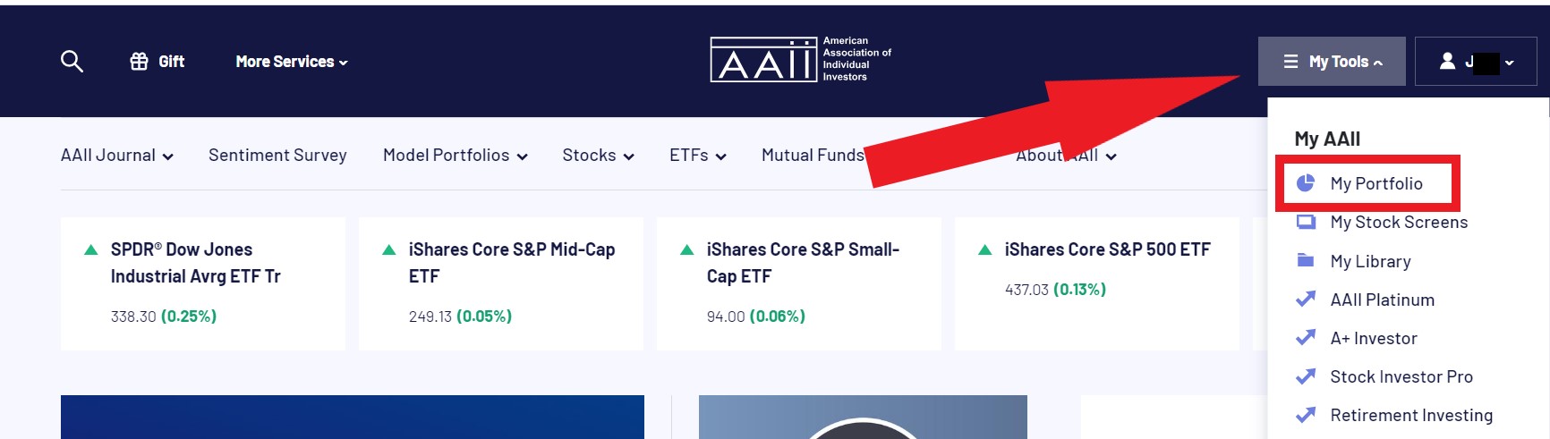 My Portfolio User's Guide | AAII