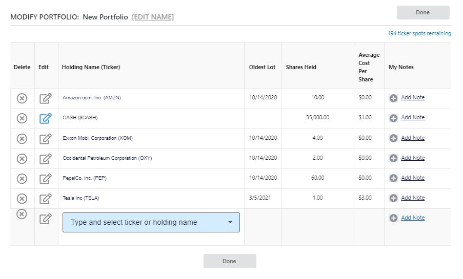 My Portfolio User's Guide | AAII